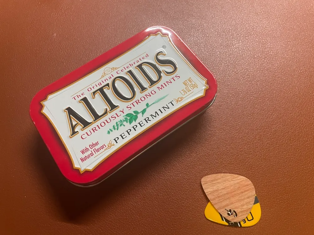 Altoids tin Guitar Pick Case by mroven - MakerWorld