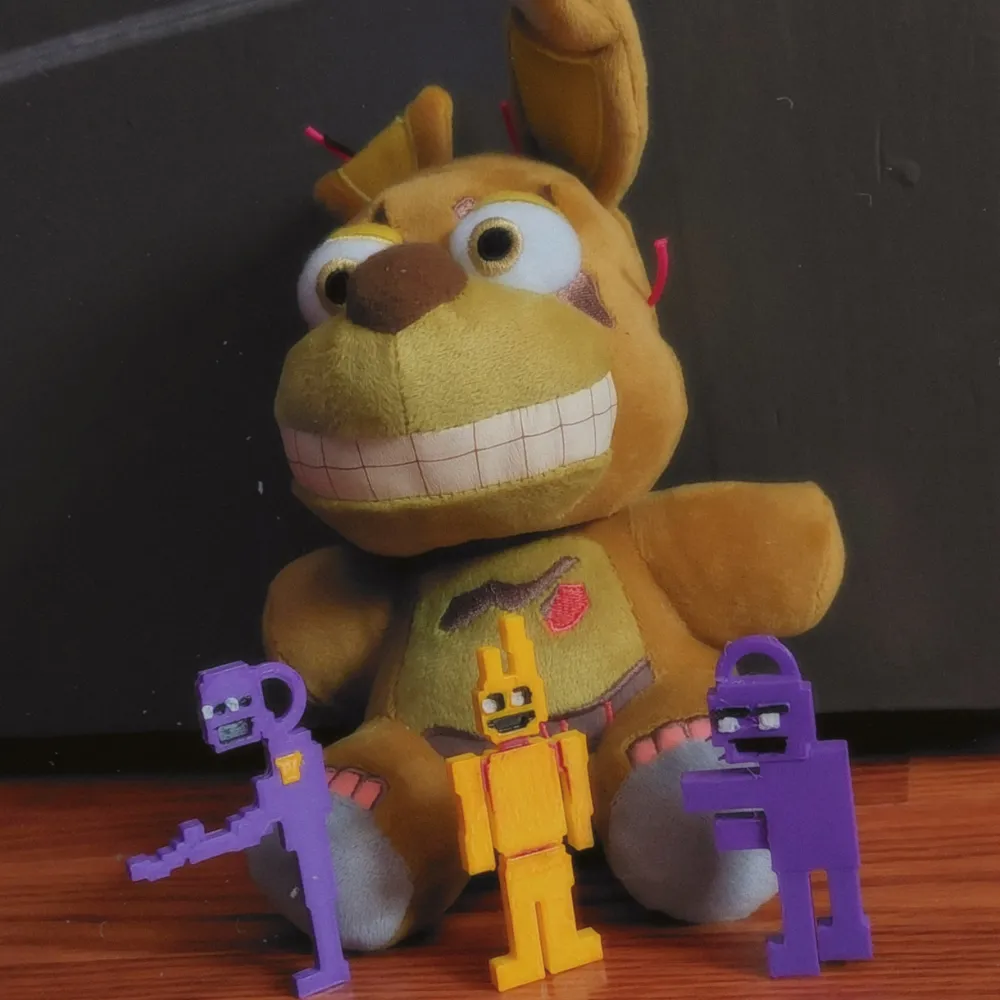 FNaF Purple Guy & Springtrap Keychains/Figures by Printed Cryptid ...