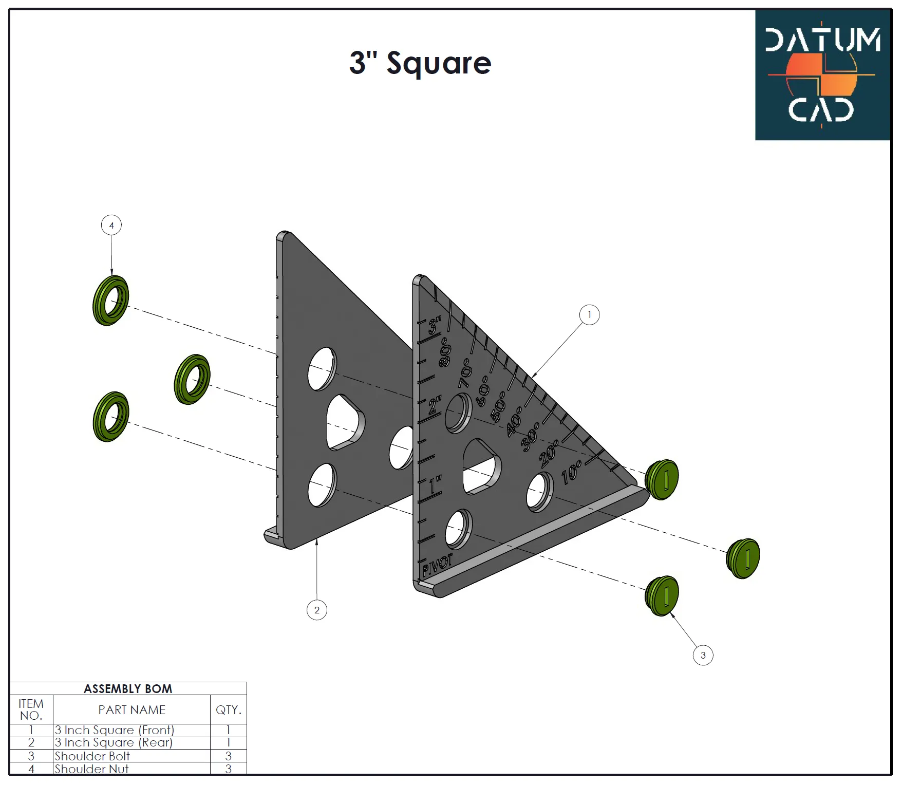 Ultimate Square (Imperial) by DatumCAD - MakerWorld