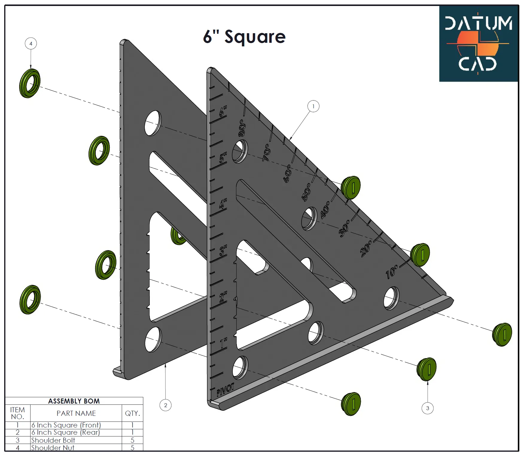 Ultimate Square (Imperial) by DatumCAD - MakerWorld