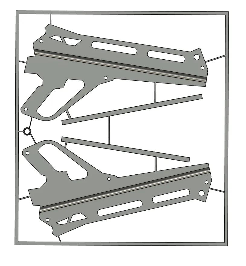 Evangelion Pallet Rifle (Pallet Gun) Kit Card. No Supports needed. by ...