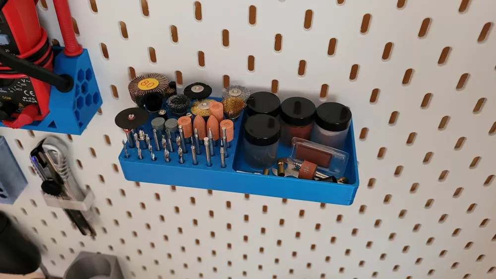 Ikea Skadis Dremel tool holders by UsefulPrints - MakerWorld