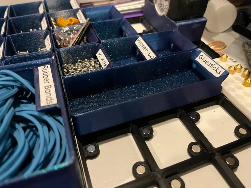 1x3 Short Vase Mode Gridfinity Bin With Magnets by Landon Campbell ...