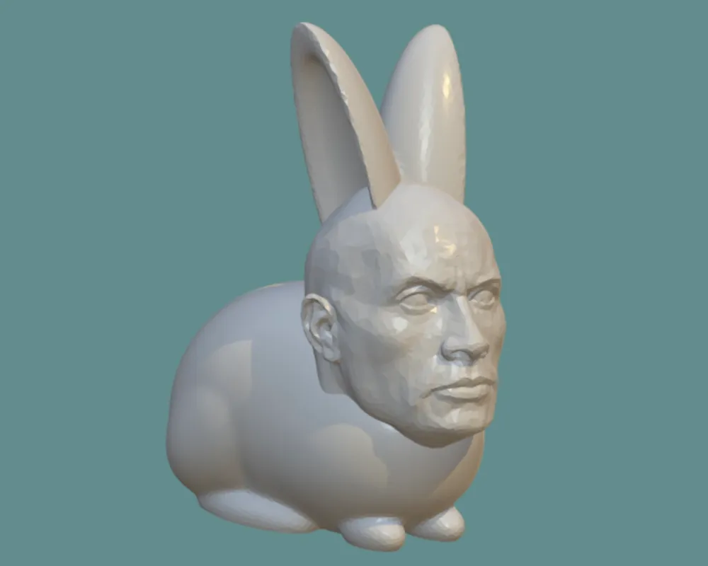 The Rock bunny by ericbrunner - MakerWorld