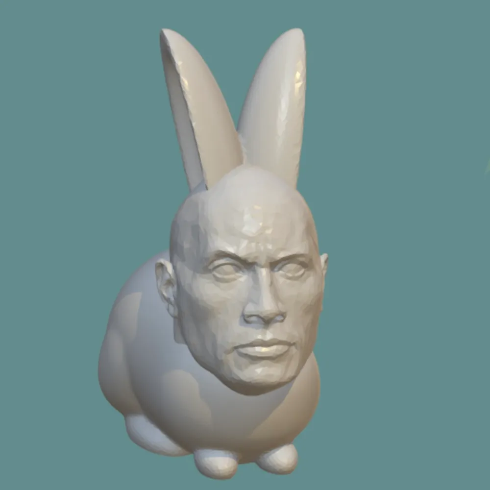 The Rock bunny by ericbrunner - MakerWorld