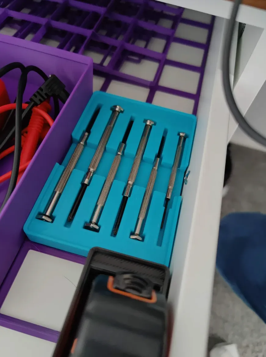 Gridfinity Precision Screwdriver holder by Tomie - MakerWorld