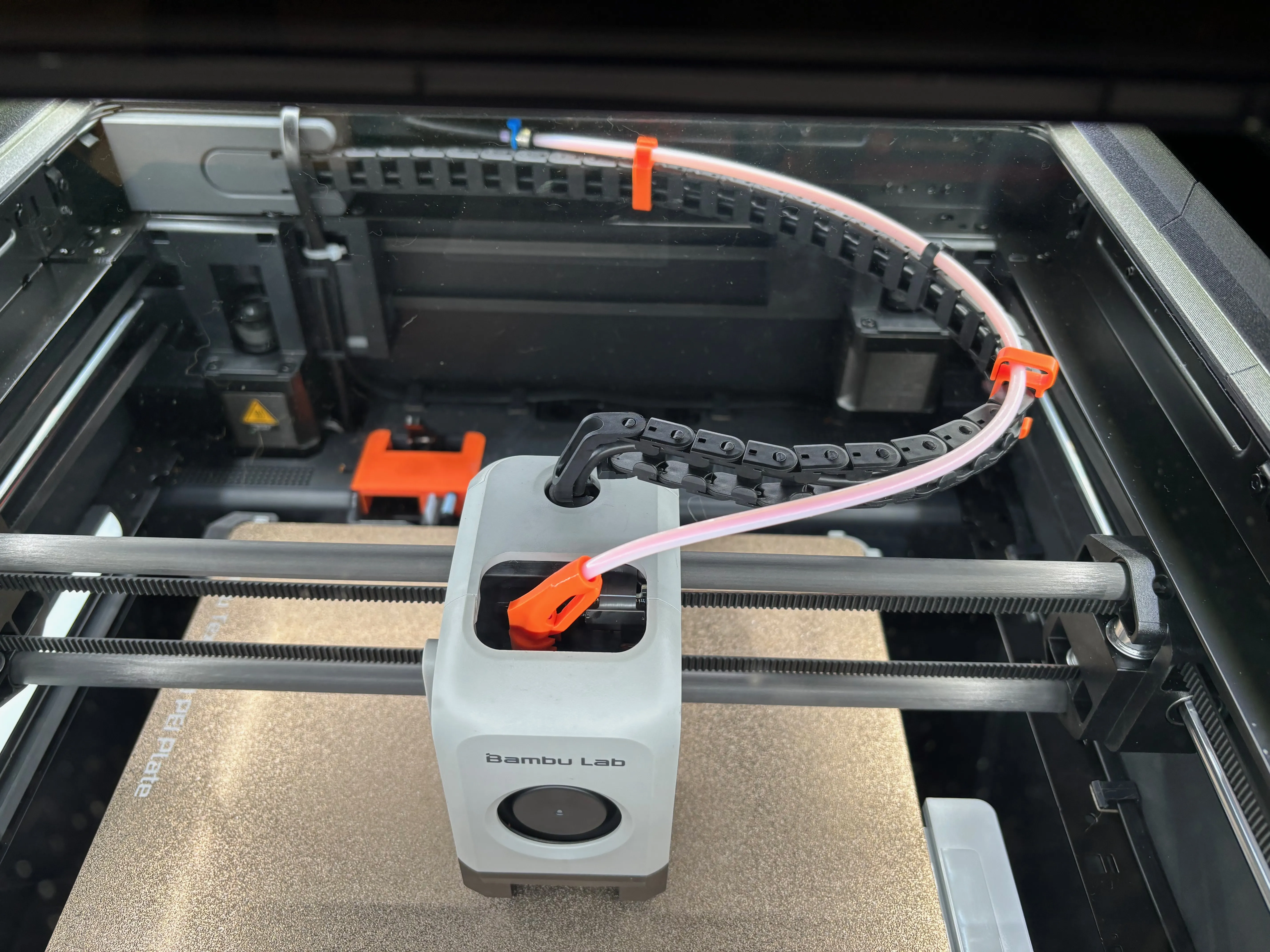 Better PTFE Chain Clips for Bambu Labs P1P,P1S,X1C - Free 3D Print ...