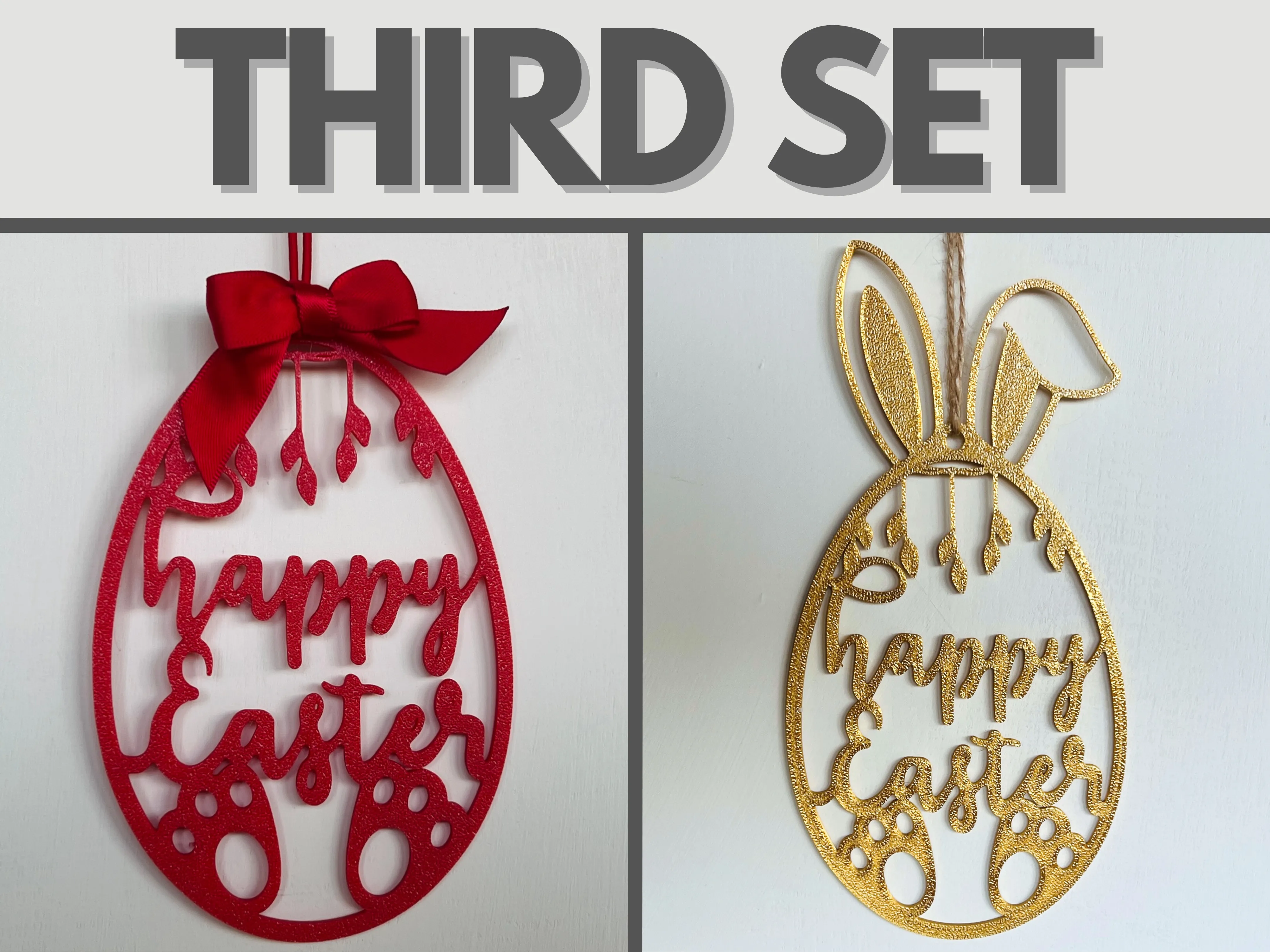 Easter Decorations Sets - Free 3D Print Model - MakerWorld