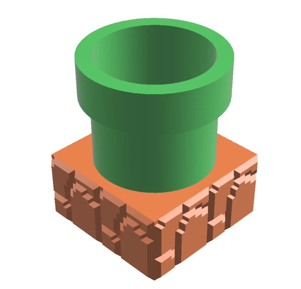 Super Mario Pipe Planter by Copi3D - MakerWorld