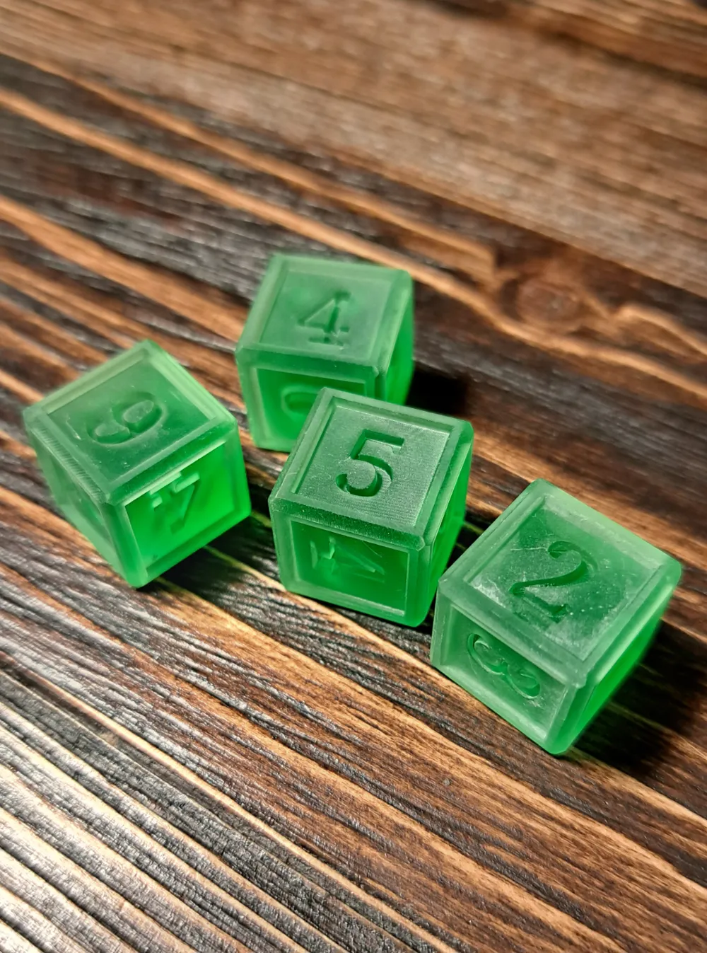 Simple numbered d6 dice 16mm by vol7 - MakerWorld