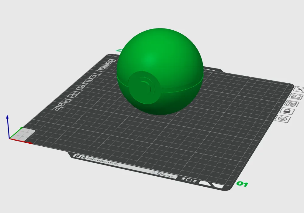 POKEBALL - LIFE SIZE 3D Print by luke.d.middleton - MakerWorld