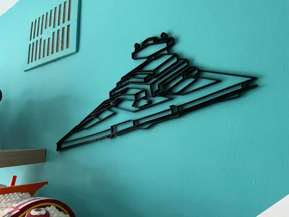 Star Destroyer Wall Art by 3D Prints by Kee - MakerWorld