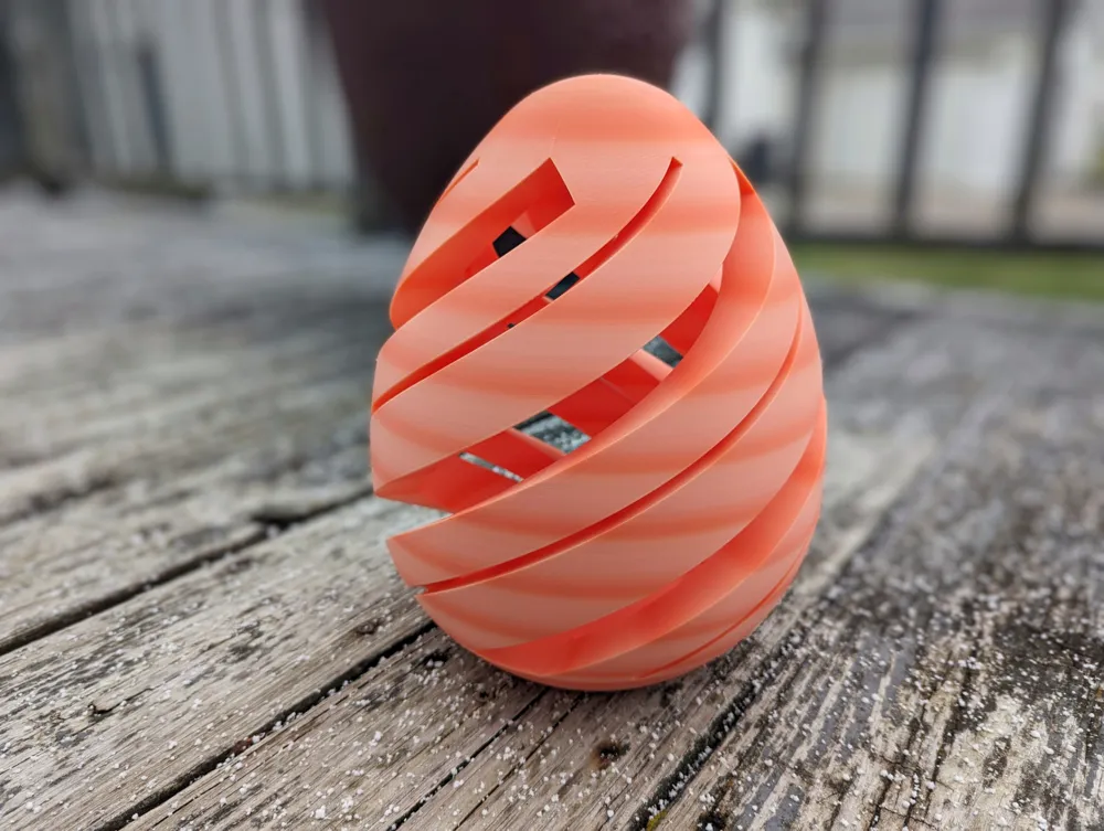 GIANT Spiral Egg by JamesThePrinter - MakerWorld
