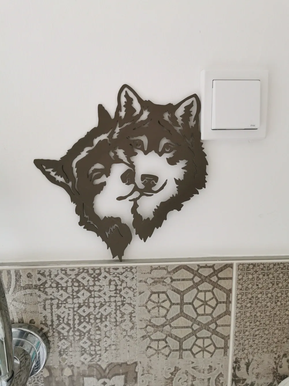 wolf love 2D wall art by Uzivatel004 - MakerWorld