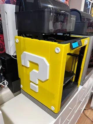 Bambulab P1P Super Mario block Enclosure Mod by Pascal - MakerWorld