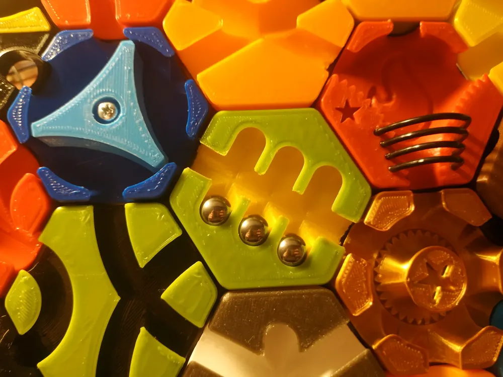 Hextraction 6 holes tiles by Zdrapek - MakerWorld