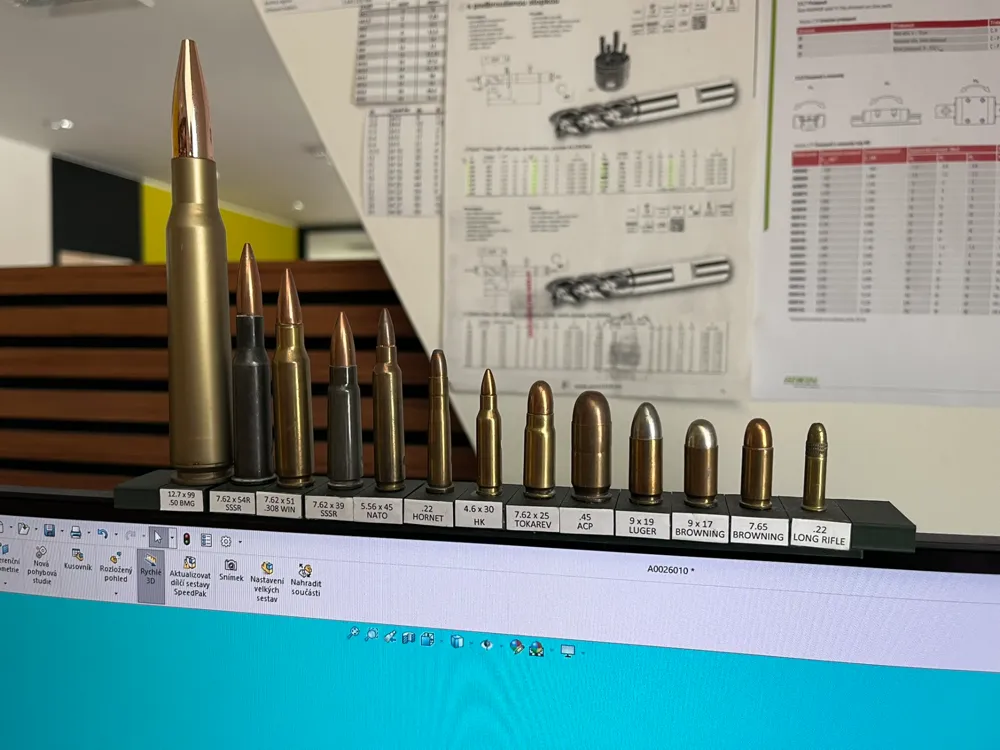 Modular ammunition display by Alesh - MakerWorld