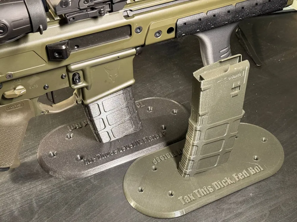 AR15/M4 Magazine Display Stand (5.56) by 32bitsofGil - MakerWorld