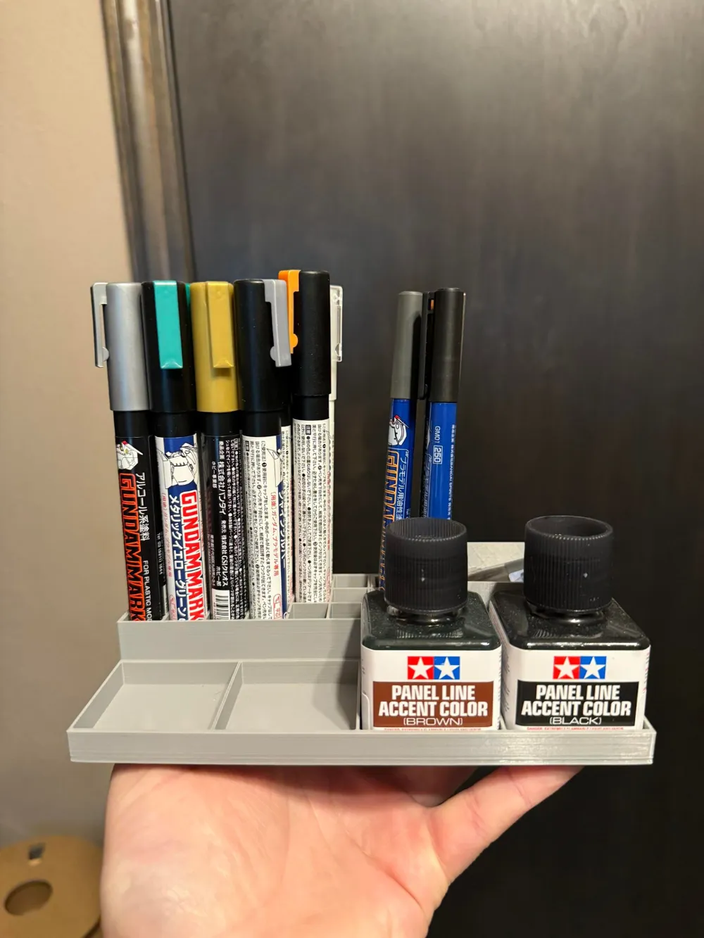 Tamiya Panel Liner/ GunPla Marker Holder by Tuck91 - MakerWorld