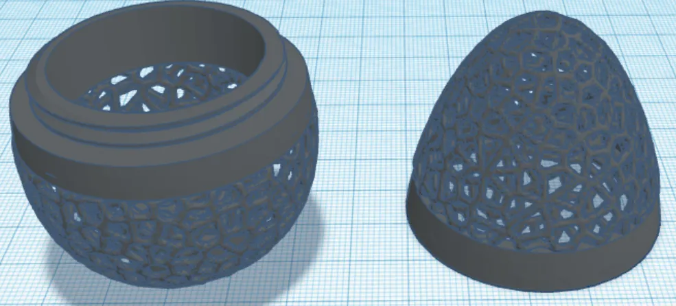 Voronoi Easter Egg by monk3yfish222 - MakerWorld