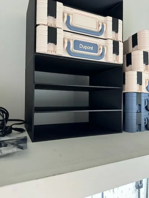 3D Printed Shelving for Gridfinity Cases by dannyiacobacci - MakerWorld