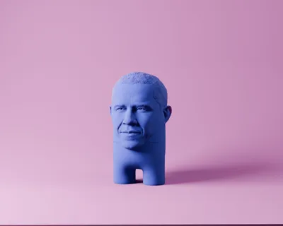 Sussy Obama - Barack Obama as Among Us by The Buddha Guy - MakerWorld