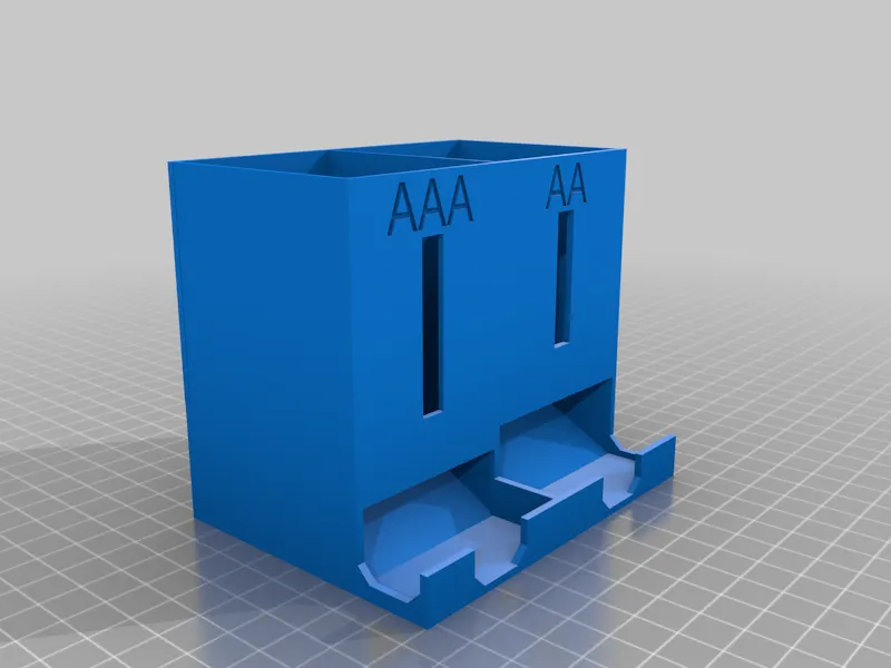Large Battery Holder - AA & AAA by GSDesigns - MakerWorld
