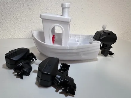 Speedboat Benchy for Components Kit 010 by NxtGnPrtHub MakerWorld ...