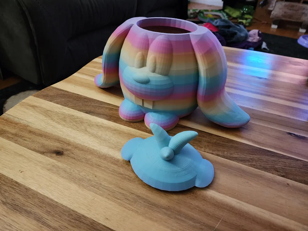 easter bunny storage basket by cometkisser - MakerWorld