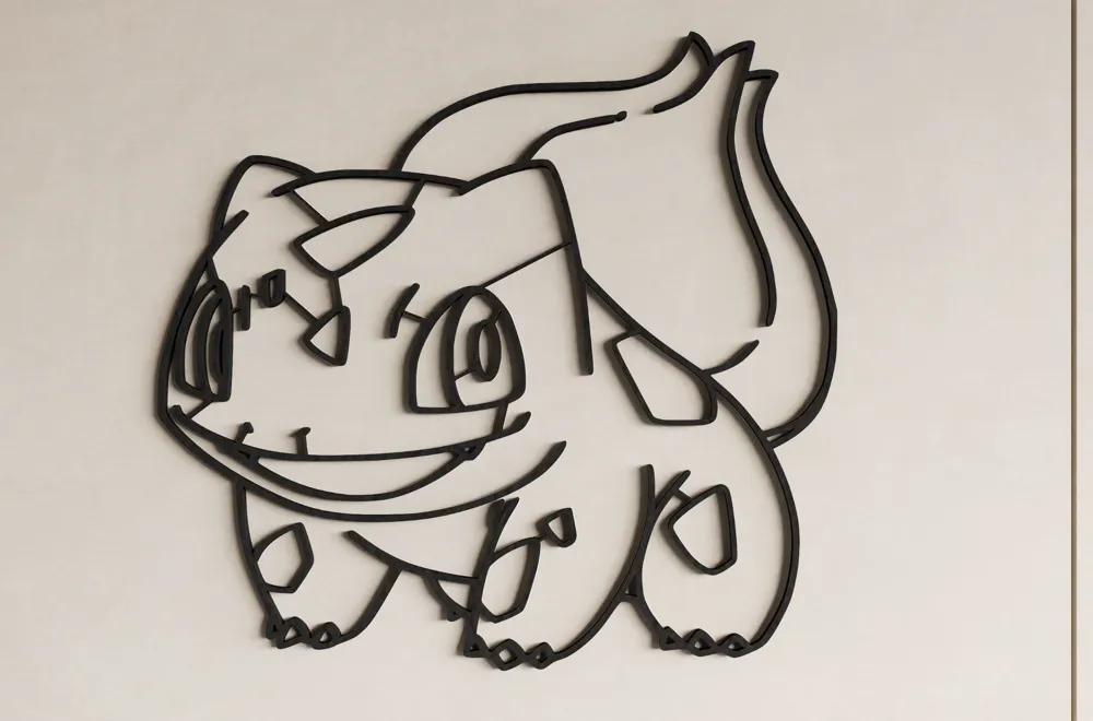Bulbasaur Wall Art by Gelo - MakerWorld