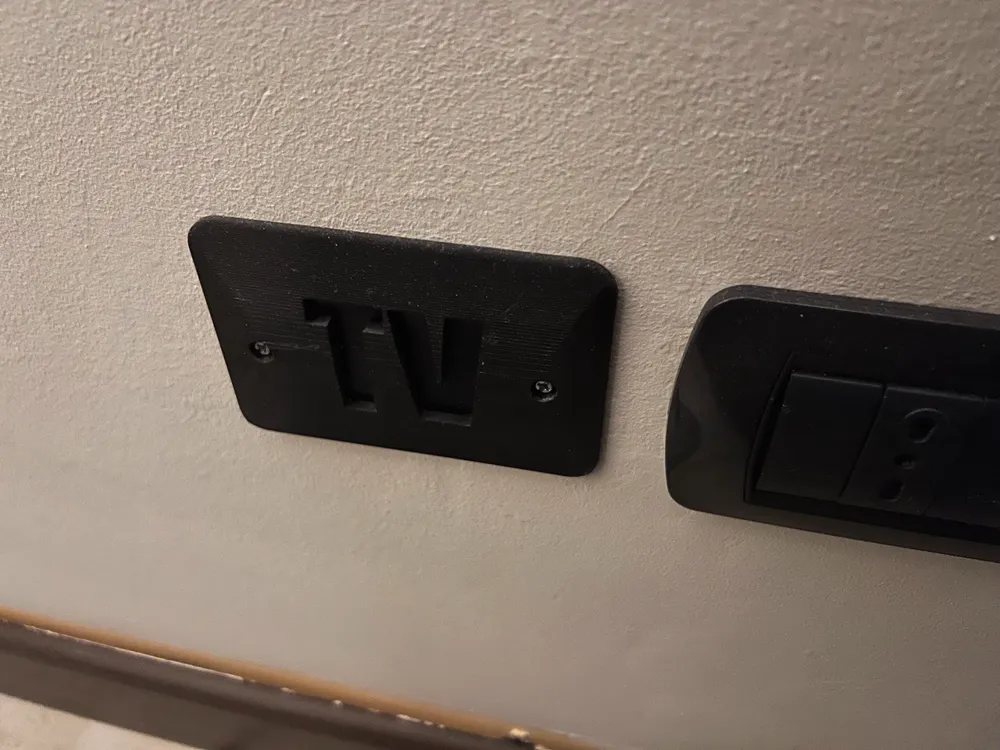 3-module wall box cover plate by Harley72 - MakerWorld