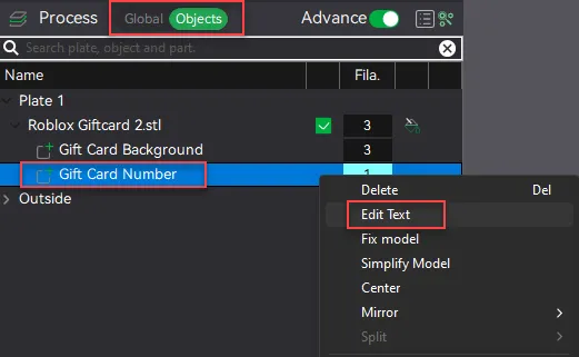 Roblox Robux Gift Card - Add code in Bambu Studio - Free 3D Print Model ...