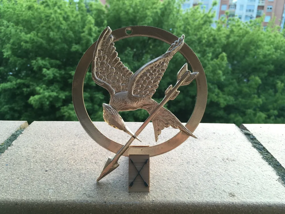 hunger games Mockingjay brooch by nbalet - MakerWorld