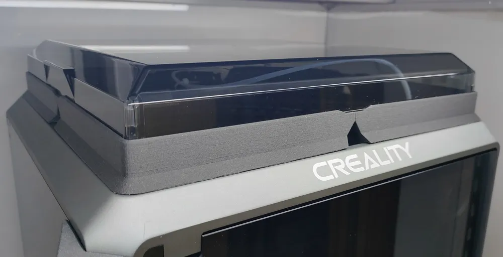 Creality K1 K1C Lid Riser - Slim Design by Gerooh - MakerWorld