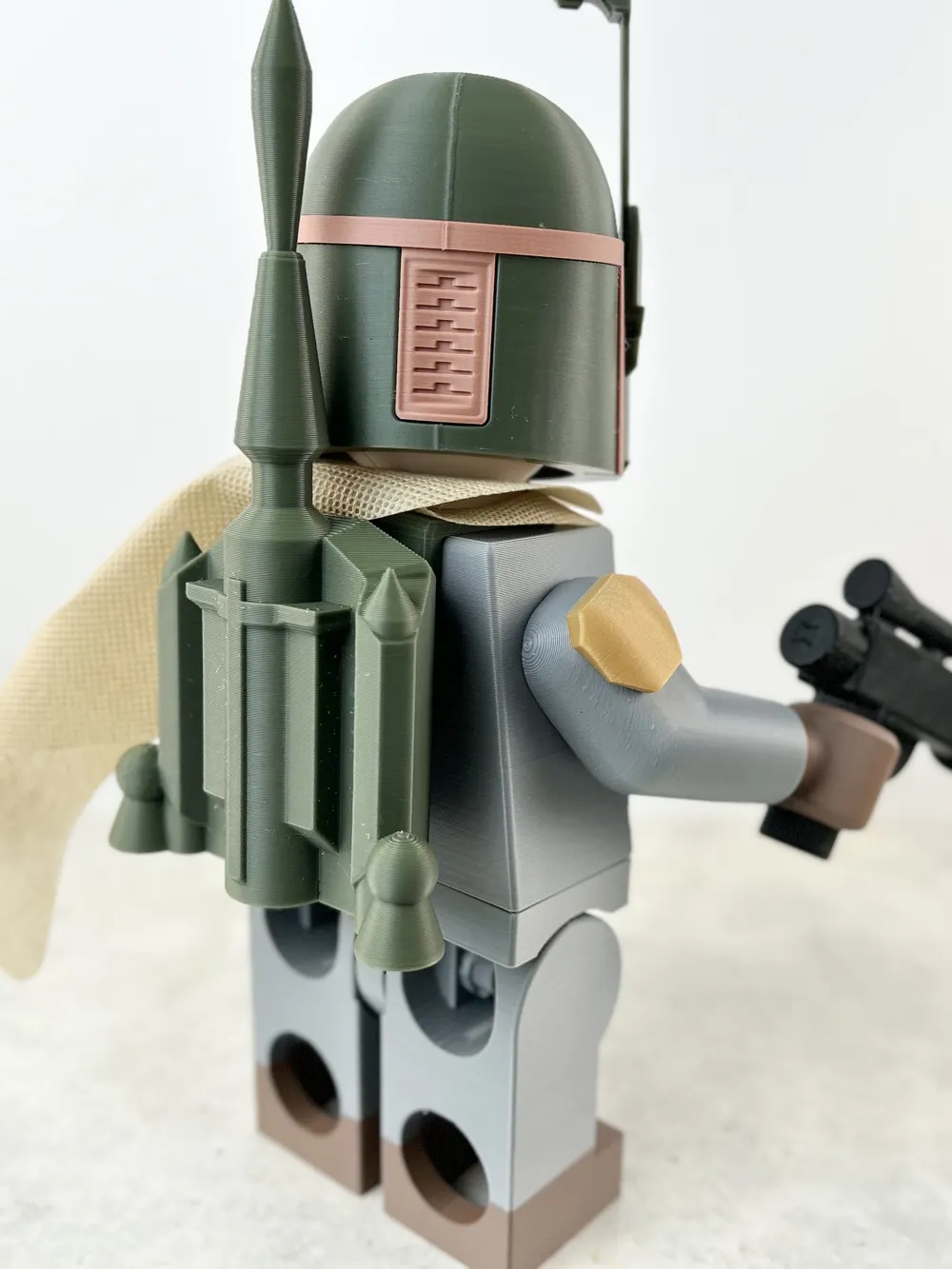 Boba Fett - Big Brick Figure by BigBricks - MakerWorld