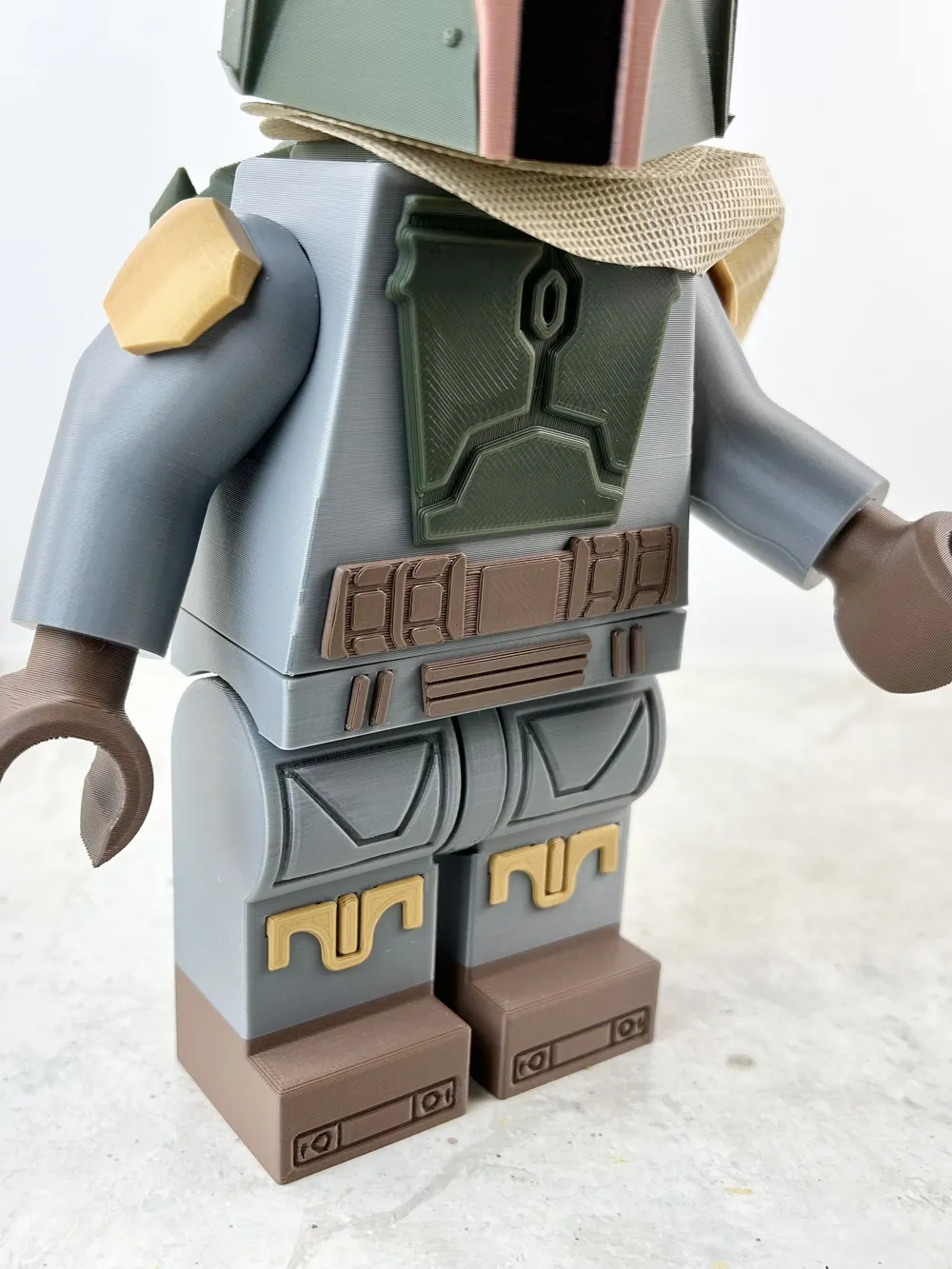 Boba Fett - Big Brick Figure by BigBricks - MakerWorld