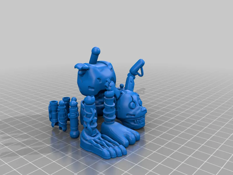 burntrap action figure by Lloyd8123 MakerWorld: Download Free 3D Models