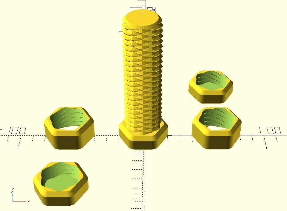 Two-way screw with cap by jasper - MakerWorld