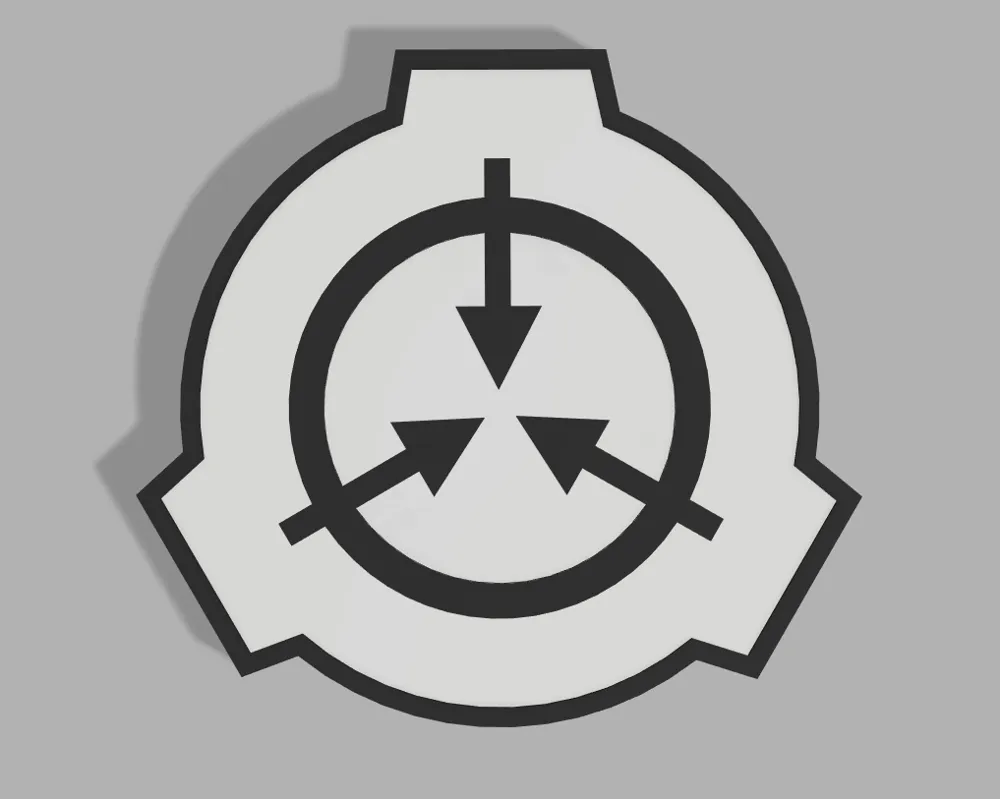 SCP logo sign by EcchiBoii - MakerWorld