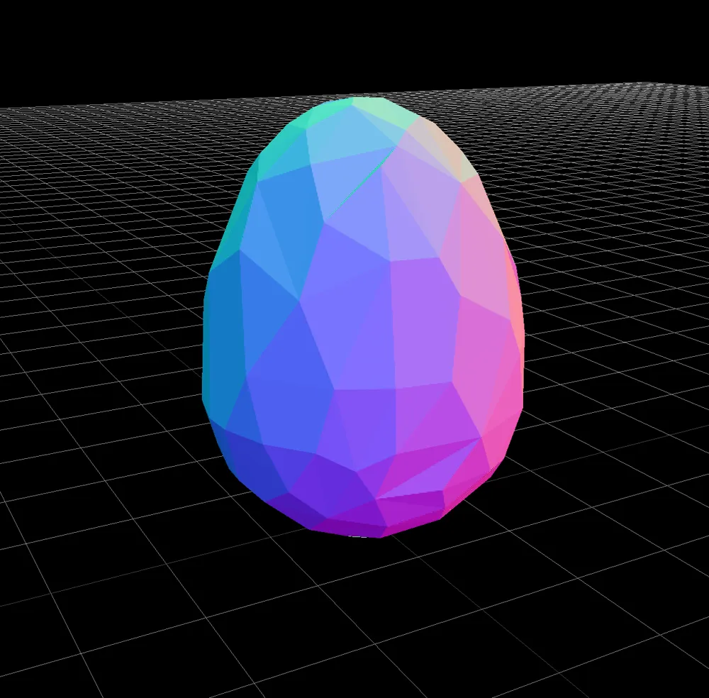 Low poly egg by Edgar A - MakerWorld