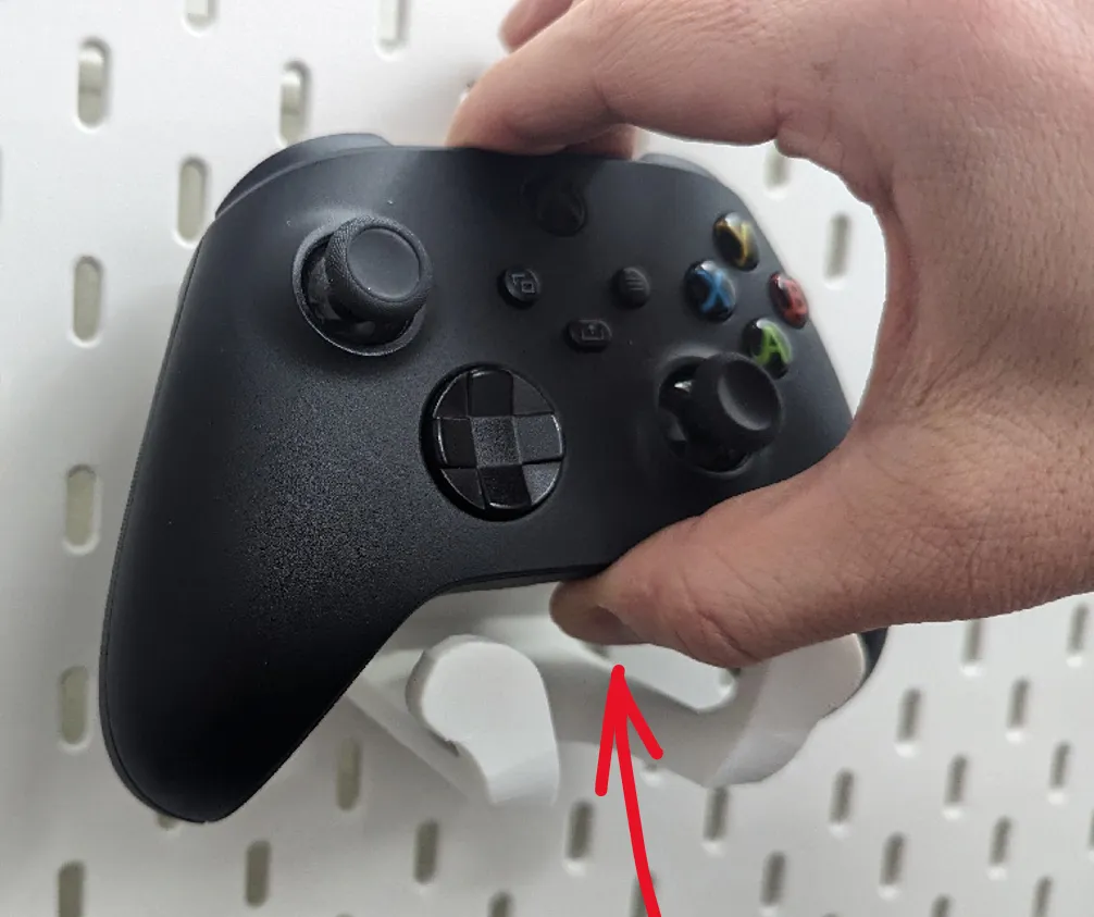 IKEA Skadis Xbox Controller Holder - Free 3D Print Model - MakerWorld