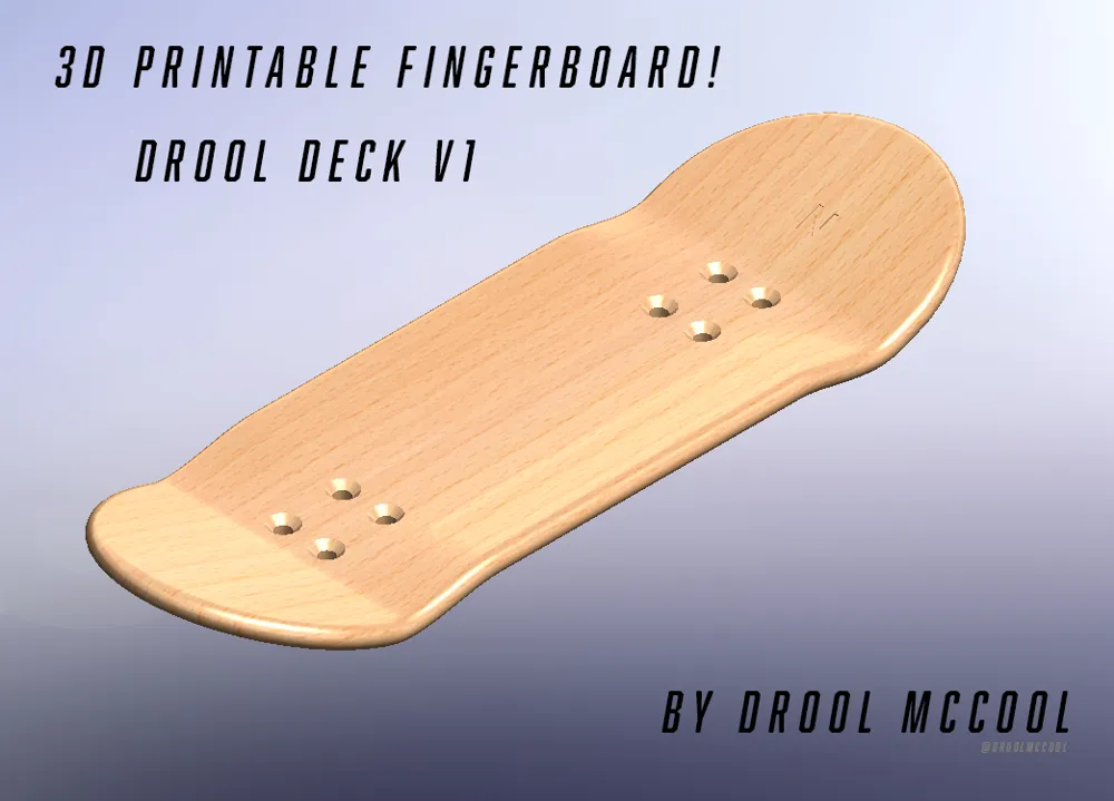 3D Printable Fingerboard by Drool McCool - MakerWorld