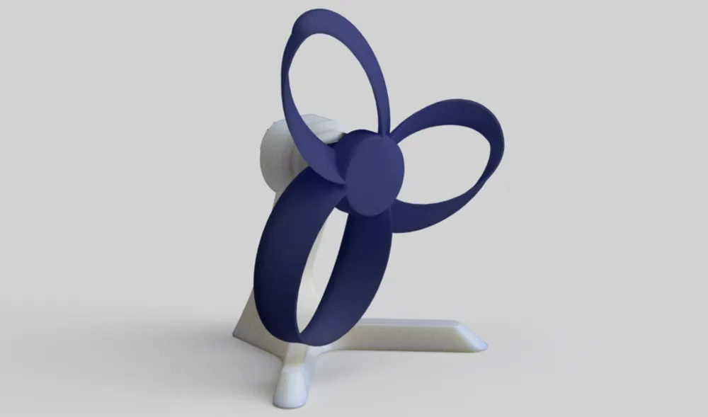 Toroidal Blade Fan with 6V Brushed Motor Remixed by bornekci - MakerWorld