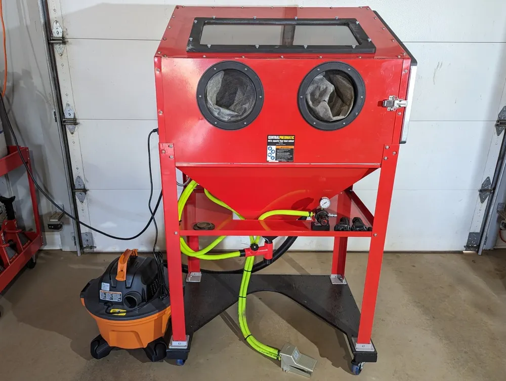Harbor Freight Sand Blaster Modifications by jcwren - MakerWorld