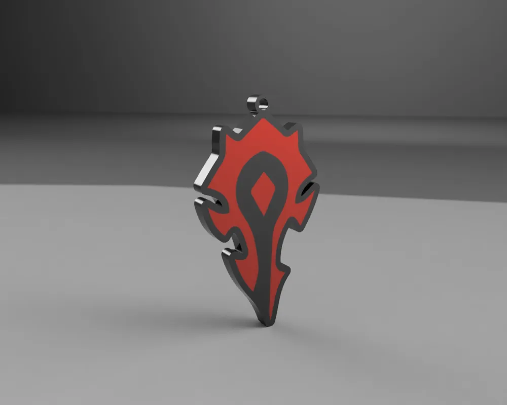 World of Warcraft Horde Keychain by Skull 3d Print - MakerWorld