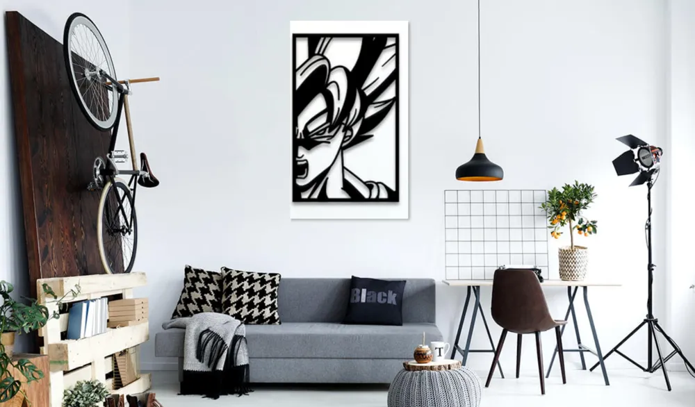 Dragon Ball Goku 2d wall art by TheWallArtGuy - MakerWorld