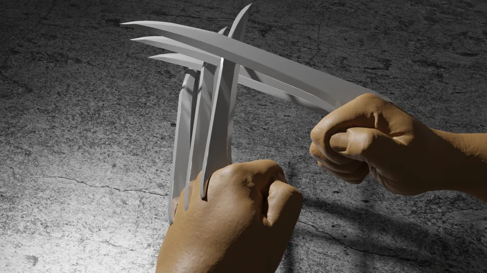 Wolverine Claws by Make It Mania MakerWorld: Download Free 3D Models