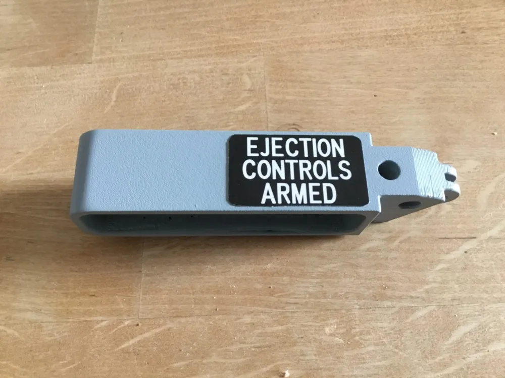 F-16 ACES-II Ejection Safety Lever - Free 3D Print Model - MakerWorld