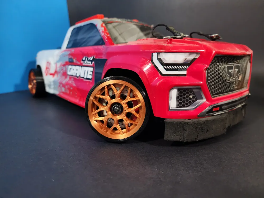 Fancy RC Drift Rims - Grip and Drift Tires by DR3D_Prints MakerWorld ...