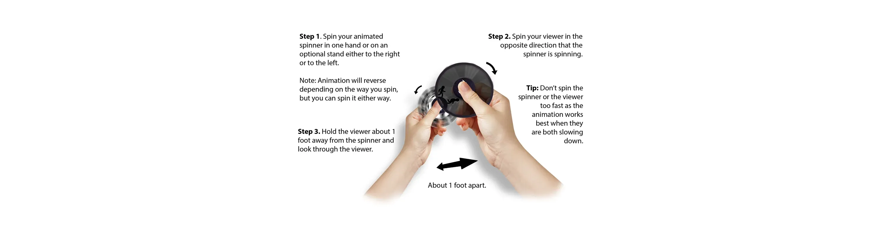 Animated Zoetrope Spinner handheld viewer by aPyroDesign MakerWorld ...